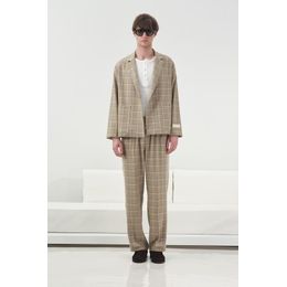 Polyviscose kariertes Jacket mit Taschen