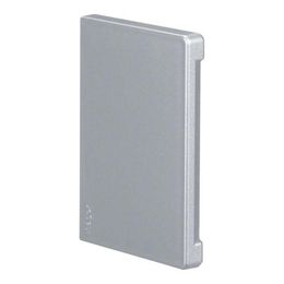 Tehalit Endst&uuml;ck 65x100mm OT 80mm alu BR651006LAN ; Hager (5212221)