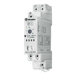 finder Zeitrelais 1W, 8A, 24-240VAC/DC 80.51.0.240.P000 (80510240P000)