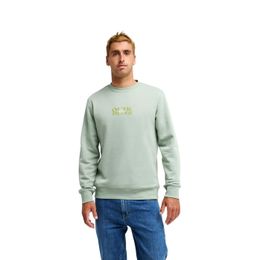 Sweatshirt Quiksilver, Herren, Gr. L, iceberg gr&uuml;n, Obermaterial: 60% Baumwolle, 40% Polyester., Sweatshirts Sweatshirt