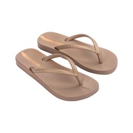 Ipanema Damen Zehentrenner "Ipanema MESH X FEM", Gr. 37beige, gold, Synthetik, Schuhe, f&uuml;r Alltag, ohne Verschluss, sportlicher Stil, mit