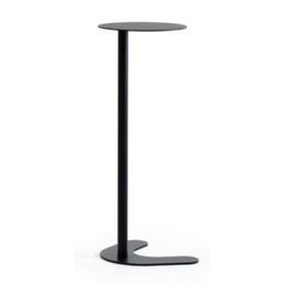 Leyform Beistelltisch, B 335 x T 270 x H 690 mm, Stahl lackiert, schwarz/schwarz