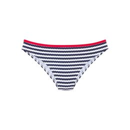 s.Oliver Bikini Bottoms female size XS marine blue / Dark red / White