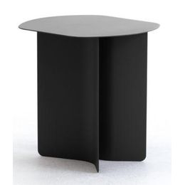 Leyform Beistelltisch, gro&szlig;, B 793 x T 590 x H 300 mm, Stahl lackiert, schwarz/schwarz