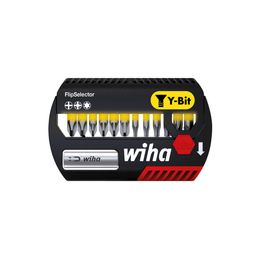 wiha Bit Set FlipSelector 13tlg. I Y-Bit 25 mm I PH, PZ, TX I magnetischer Bithalter I Zubeh&ouml;r f&uuml;r Schraubanwendungen I &Ouml;ffnen per Knopfdruck (41827))