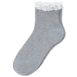 Gina Benotti 1 Paar Damen Sneaker-Socken mit Spitze