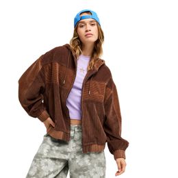 Cordjacke Roxy "Have A Blast", Damen, Gr. L, chestnut, Obermaterial: 100% Baumwolle., Jacken