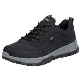 Sneaker Rieker, Herren, Gr. 43, schwarz, Lederimitat, Textil, Schuhe Sneaker, Outdoorschuh, Halbschuh, Schn&uuml;rschuh mit TEX-Membran