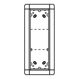 RITTO Portier UP-Rahmen ws 3-fach, 141x334mm 1881370)