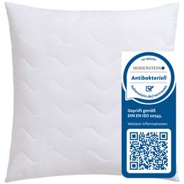 Microfaserkissen Jekatex "Antibac", wei&szlig;, B:80cm L:80cm, Bezug: 100% Polyester. F&uuml;llung: 100% Polyester, Kopfkissen, Kopfkissen 40x80, 80x80 cm, im Einzel- oder Doppelpack