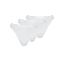 Minislip Mey "Best of", Damen, Gr. 40, wei&szlig;, Single Jersey, Obermaterial: 97% Baumwolle, 3% Elasthan, k&ouml;rpernah, Unterhosen, ohne auftragende Seitenn&auml;hte, atmungsaktiv, elastisch