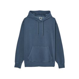 Kapuzensweatshirt Element "Lowcase Pigment", Herren, Gr. L, blau (schwarz slate), Obermaterial: 50% Baumwolle, 30% Baumwolle, 20% Polyester., Sweatshirts