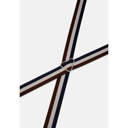 Hosentr&auml;ger Bugatti "Bugatti Herrentr&auml;ger 6813", Herren, wei&szlig; (blau, wei&szlig;, braun), 82% Polyester, 18% Elastodien, Hosentr&auml;ger