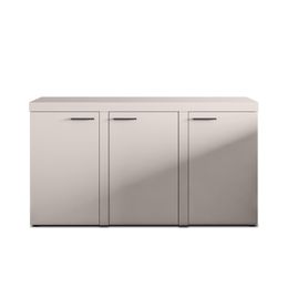 SIDEBOARD Spacoro 3D Beige 148,8/82/40,3 cm &ndash; Wohnzimmer Kommode Stilvolle, Modern