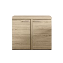 SIDEBOARD Spacoro 2D Sonoma 97,2/82/40,3 cm &ndash; Schmale Kommode Eleganz f&uuml;r Ihr Zuhause
