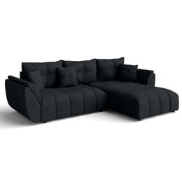 ECKSOFA L Form Antalya Anthrazit 280/190/91 cm &ndash; mit Bettkasten
