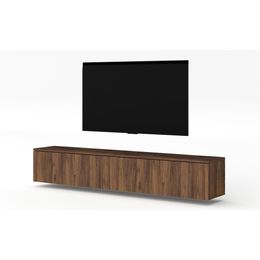 LOWBOARD Loriano 2x100 Nussbaum Warmia 200/34/32 cm &ndash; TV Schrank