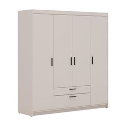 KLEIDERSCHRANK Storicos Beige 176,3/190,5/53 cm - 4T2S Modern mit Schubladen