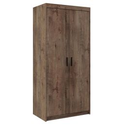 KLEIDERSCHRANK Storicos Eiche Lefkas 89,7/190,5/53 cm - Modern 2-t&uuml;rig