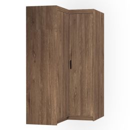 ECKSCHRANK Storicos Eiche Lefkas 97,8/190,5/97,8 cm &ndash; Modern, ideal f&uuml;r Ecken