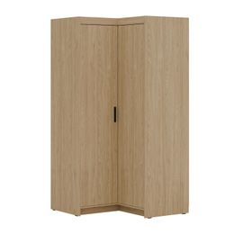 ECKSCHRANK Storicos Ge&ouml;lte Eiche 97,8/190,5/97,8 cm &ndash; Modern, ideal f&uuml;r Ecken