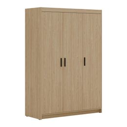 KLEIDERSCHRANK Storicos Ge&ouml;lte Eiche 133/190,5/53 cm - Modern 3-t&uuml;rig