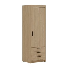KLEIDERSCHRANK Storicos Ge&ouml;lte Eiche 59,9/190,5/53 cm - 1T3S Modern mit Schubladen