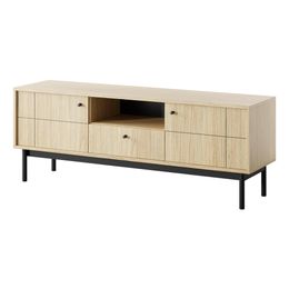 LOWBOARD Cypressa 2T 1S Braun 154/56/39 cm &ndash; mit Beinen auf Gestell