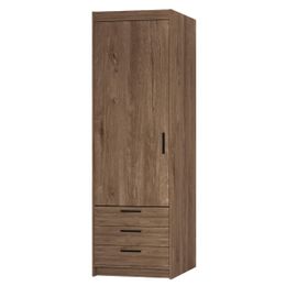 KLEIDERSCHRANK Storicos Eiche Lefkas 59,9/190,5/53 cm - 1T3S Modern mit Schubladen