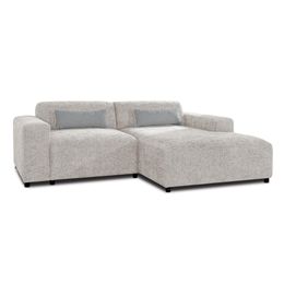 ECKSOFA L Form Jughlio Beige 240/165/75 cm Rechts mit Schlaffunktion