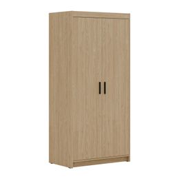 KLEIDERSCHRANK Storicos Ge&ouml;lte Eiche 89,7/190,5/53 cm - Modern 2-t&uuml;rig