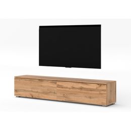 LOWBOARD Loriano 180 Eiche Wotan 180/36,5/32 cm &ndash; H&auml;ngend und Stehend