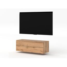 LOWBOARD Loriano 100 Eiche Wotan 100/34/32 cm &ndash; TV Board