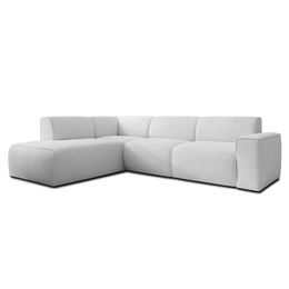 ECKSOFA L Form Didim Ivory 292/220/78 cm &ndash; gro&szlig;es Sofa stilvoll & bequem L