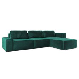 ECKSOFA L Form Arkleton Gr&uuml;n 360/180/93 cm Rechts Bequem & Modern
