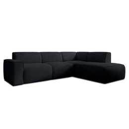 ECKSOFA L Form Didim Dunkelgrau 292/220/78 cm &ndash; gro&szlig;es Sofa stilvoll & bequem R