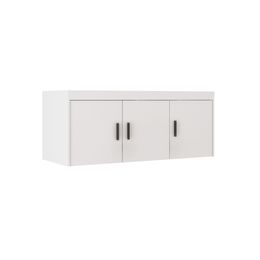 AUFSATZSCHRANK Storicos Wei&szlig; 133/55,5/53 cm - 3T Modern