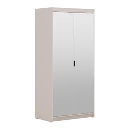 KLEIDERSCHRANK Storicos Beige 89,7/190,5/53 cm - 2T Modern mit Spiegel