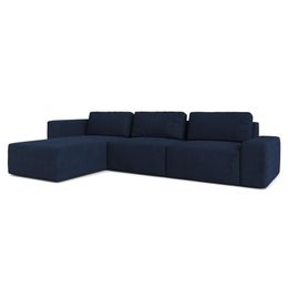 ECKSOFA L Form Arkleton Blau 360/180/93 cm Links Stil & Komfort