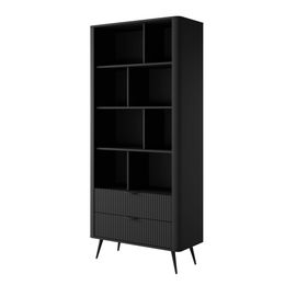 REGAL Vespasia 2S Schwarz 88,2/193,8/38 cm &ndash; Geriffelten Fronten