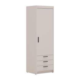 KLEIDERSCHRANK Storicos Beige 59,9/190,5/53 cm - 1T3S Modern mit Schubladen