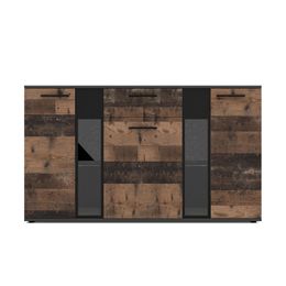 SIDEBOARD Formilo Grau Matera, Oldwood 140,4/80/40,2 cm &ndash; Kommode