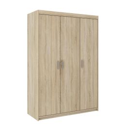 KLEIDERSCHRANK Storicos Sonoma Eiche 133/190,5/53 cm - Modern 3-t&uuml;rig