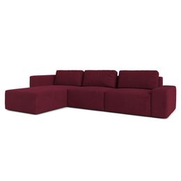 ECKSOFA L Form Arkleton Bordeaux 360/180/93 cm Links Stil & Komfort
