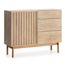 SIDEBOARD Santarco 1T 3S Eiche Cremona 106/84/37 cm &ndash; 1 T&uuml;r 3 Schubladen