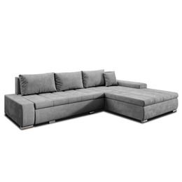 ECKSOFA L Form Tunceli Grau 297/210/85 cm &ndash; modernes Sofa f&uuml;rs Wohnzimmer
