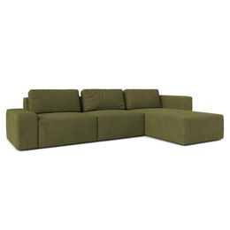 ECKSOFA L Form Arkleton Gr&uuml;n 360/180/93 cm Rechts Bequem & Modern