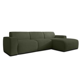 ECKSOFA L Form Didim mini Gr&uuml;n 310/165/78 cm &ndash; stilvolle kleine Eckcouch R