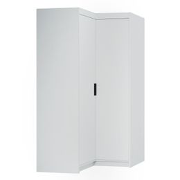 ECKSCHRANK Storicos Wei&szlig; 97,8/190,5/97,8 cm &ndash; Modern, ideal f&uuml;r Ecken