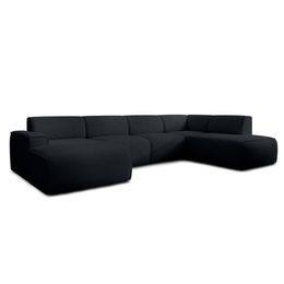 WOHNLANDSCHAFT Didim Dunkelgrau 378/220/78 cm &ndash; gro&szlig;es Sofa stilvoll & bequem R